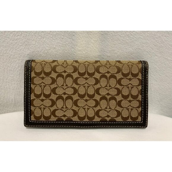 Coach | Accessories | Vintage Coach Signature Canvas Logo Monogram ...